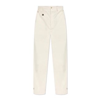 Dolce & Gabbana Baumwollhose mit N&auml;hten - - Trousers - Herren - Beige - M