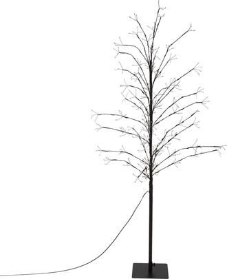 ECD Germany LED-Baum 150 cm mit 360 warmwei&szlig;en LEDs, Lichterbaum mit Timer, Leuchtbaum Innen & Au&szlig;en IP44, Beleuchteter Dekobaum, Baum mit Beleuchtung f&uuml;r Weihnac