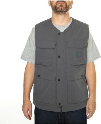 Carhartt Work in Progress Homme, Vestes, Gris, Taille: S Giacca Smanicata