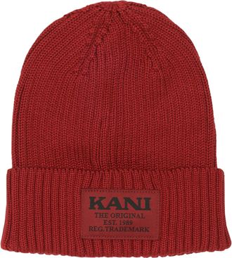 Karl Kani Unisex KA-233-006-1 KK Woven Retro Classic Beanie red, one Size