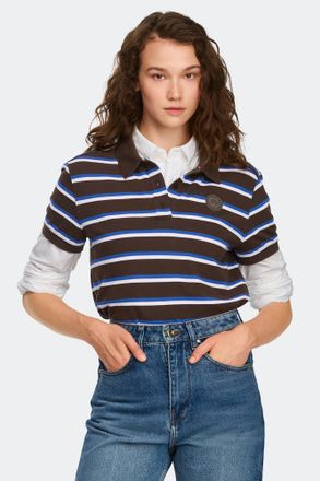 Canada Goose Almira Poloshirt mit Streifen Tonal Disc