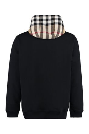 Burberry Mens Cotton Hoodie Black Jumpers Sweater