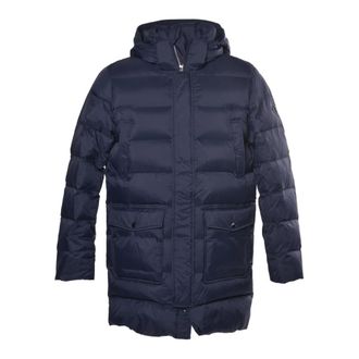Baldinini Nylon-Daunenjacke - - Coats - Herren - Blau - 2XL