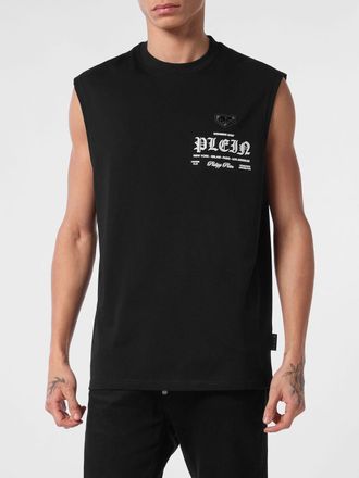 Philipp Plein D&eacute;bardeur en coton avec logo contrastant sur le devant