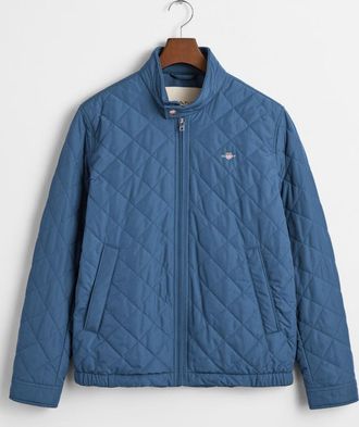 GANT Leichte Steppjacke mit Stehkragen und Label-Stickerei, Regular Fit in