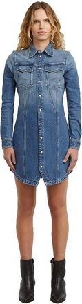 G-Star Pitched Hem Shirt Dress ls wmn