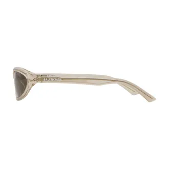 Balenciaga BB0402S-004 Acetate Frame Sunglasses - Beige