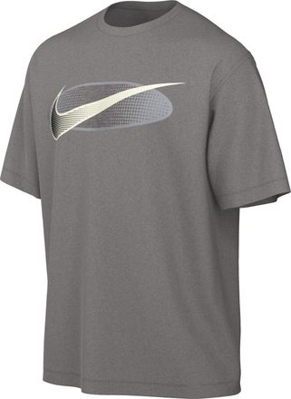 Nike Herren M NSW Tee M90 12MO Swoosh T-Shirt, DK Grey Heather, XXL