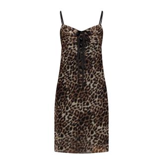 Marc Jacobs Robe nuisette l&eacute;opard - Femme - Robes - Brun - Taille: 36 FR