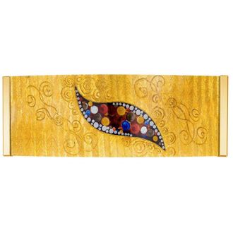 Kolarz Kolarz - emozione - Applique Murale en Verre Design Or Poli - Motif Kiss Gold, 2x G9