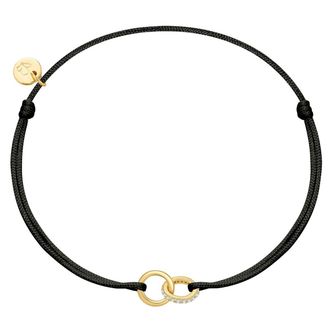 Glanzst&uuml;cke M&uuml;nchen Armband - Sterling Silber Armband - Gr. ONESIZE - in Gold - f&uuml;r Damen