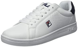 Fila Baskets Basses Crosscourt 2 F pour Homme, White Dress Blues, 43 EU