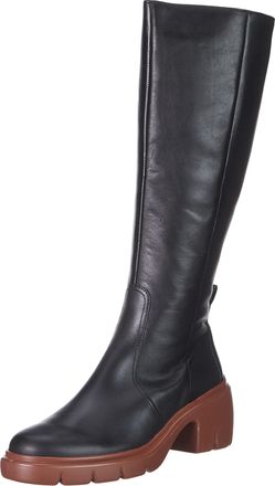 Högl Högl Damen Blake Kniehohe Stiefel, Schwarz/Nut, 37.5 EU Weit