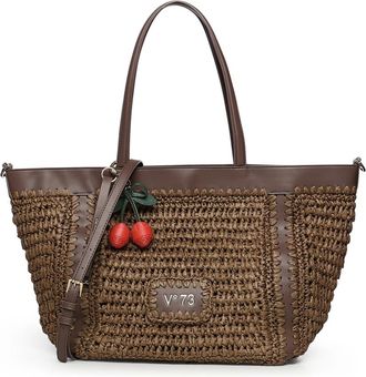 V&deg; 73 Femme, Sacs, Brun, Taille: ONE Size Alisya Tote Bag