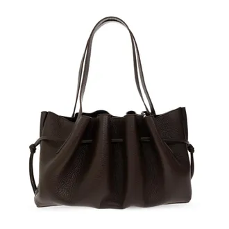 Yuzefi Femme, Sacs, Brun, Taille: ONE Size Sac bandouli&egrave;re festonn&eacute;