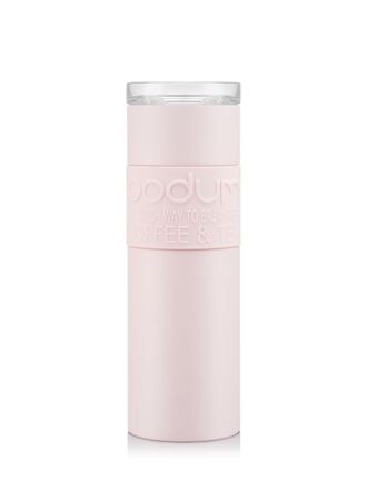 Bodum TRAVEL MUG Vakuum-Reisebecher, Edelstahl, 0,6 l, 20 oz, rosa