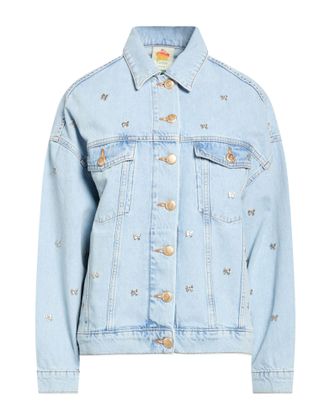 Farm Rio BOWS EMBROIDERY DENIM JACKET