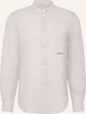 Luis Trenker Leinenhemd Lubernet Regular Fit Mit Stehkragen beige