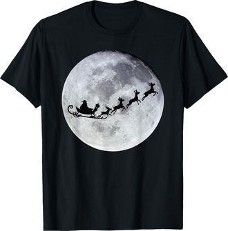 Nastrovje Potsdam Santa im Mondlicht Fun Christmas Weihnachten Geschenk X-Mas T-Shirt