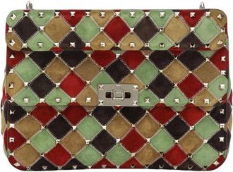 Valentino Garavani Sac port&eacute; &eacute;paule moyen Rockstud Spike - Femme - Sacs - Multicolore - Taille: ONE Size