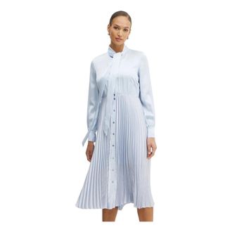 Karl Lagerfeld Robe chemise - Femme - Robes - Bleu - Taille: 42 FR