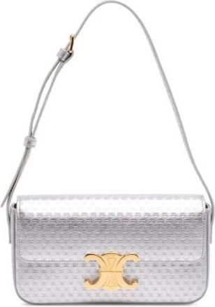 Celine Sac bandouli&egrave;re Claude Pre-owned - Femme - Pre-owned - Gris - Taille: ONE Size