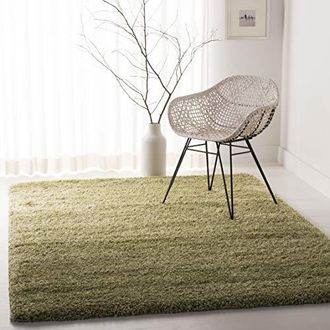 Safavieh Zoe Tapis Polypropylène/Jute/Polyester/Coton Vert 160 X 228 cm