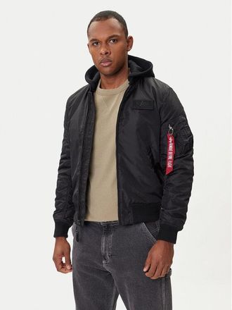 Alpha Industries Alpha Industries Bomberjacke MA-1 TT Hood Two Tone 258100 Schwarz Regular Fit