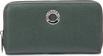 Mandarina Duck Mellow Leather Wallet, Accessoire de Voyage-Portefeuille Femmes, Pin Vert, Taille Unique