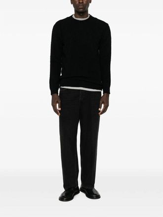 Scaglione Crew Neck Sweater - Black