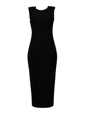 Pinko Knielanges Kleid - Schwarz