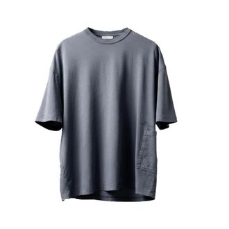 Ten c Marmo Light Dyed Cotton Tee - - Tops - Herren - Grau - M