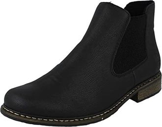 Rieker Z4994-00, Bottes Chelsea femme, Noir (Schwarz/Schwarz 00), 38 EU