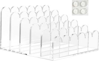 Generic Brief-Organizer aus Acryl, transparente Dokumentenablage mit 5 Fächern - Aufbewahrung für Dokumente, Umschläge, Briefe, Rechnungen