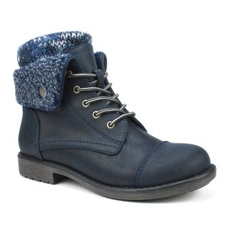 White Mountain Damen Duena Wanderstiefel, Marineblau/Stoff/Fleece, 39 EU
