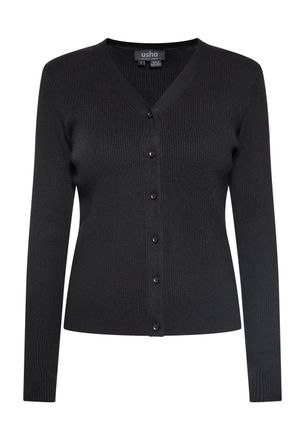 Usha Strickjacke Damen schwarz