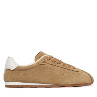 Tommy Hilfiger Sneakers Tommy Hilfiger Th Bella Low Runner Suede FW0FW09189 Beige