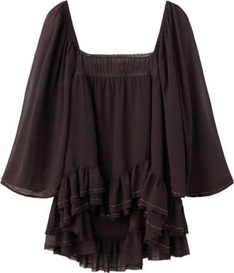 Mango Bluse Marron