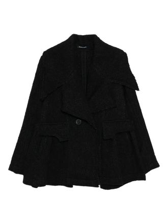 Rundholz veste &agrave; boutonni&egrave;re crois&eacute;e - Noir
