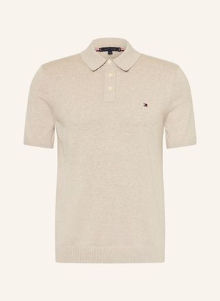 Tommy Hilfiger Strick-Poloshirt grau