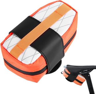 Generico F&uuml;r Mountainbikes, Fahrradzubeh&ouml;r mit Sitzhalterung, robuste R&uuml;ckseite f&uuml;r Sattel, f&uuml;r Stra&szlig;e und faltbar, Schwarz