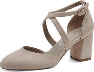 Tamaris Damen Pumps Vegan beige 38