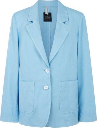 Marc Cain Damen Blazer mit Leinen