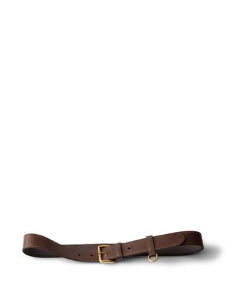 Prada ceinture en cuir - Marron