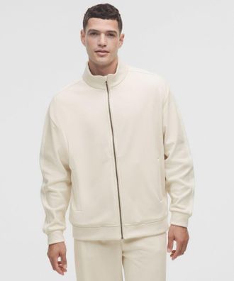 lululemon Pullover mit Rei&szlig;verschluss aus -Velours f&uuml;r M&auml;nner - Gr&ouml;&szlig;e 2XL in Light Ivory