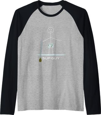 Whyitsme Design Herren Lustiges Herren Paddleboarding, Jungen SUP Guy Raglan
