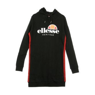 Ellesse Schwarzes Hoodie-Kleid f&uuml;r Frauen - - Dresses - Damen - Schwarzk - S