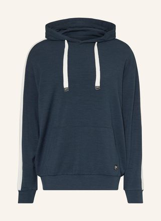 super.natural Hoodie Colorado Mit Merinowolle blau
