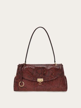 Ferragamo Damen Gancini Umh&auml;ngetasche (M) Rot
