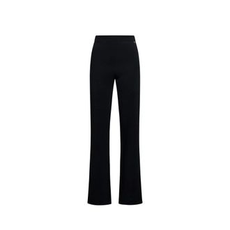 Silvian Heach Eng anliegende Hose mit leicht ausgestelltem Bein - - Trousers - Damen - Schwarzk - XS
